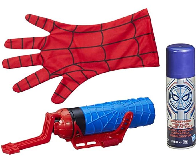 【商品名】映画　アメージングスパイダーマン　マーベル　スーパーヒーロー　The Amazing Spider-Man Mega Blaster Web Shooter With Glove Set　スパイダーマングローブセット・糸発射が可能...