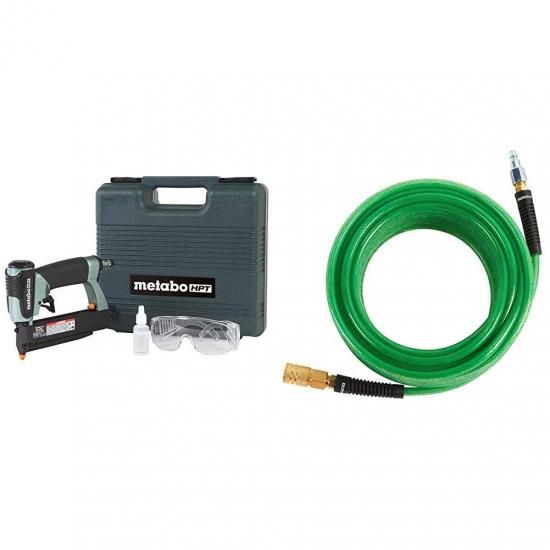 【商品名】 Metabo HPT NP35A ピンネイラー（エアホース付き）、1/4インチ×50フィートMetabo HPT NP35A Pin Nailer with Air Hose, 1/4" x 50'【カテゴリー】 Air Nai...