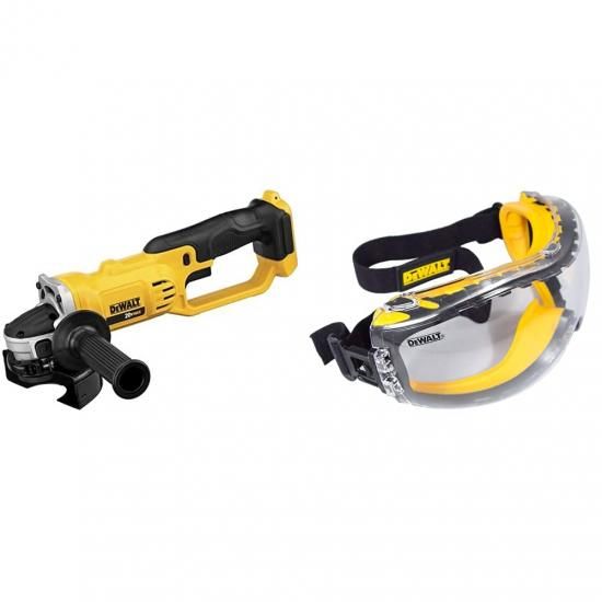【商品名】 DEWALT 20V MAX リチウムイオン 4-1/2インチグラインダー、工具のみ、安全ゴーグル付き (DCG412B & DPG82-11C)DEWALT 20V MAX Lithium Ion 4-1/2” grinder...