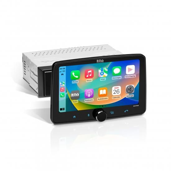【商品名】BOSSオーディオシステム BCPA8 シングルDINカーステレオ ワイヤレス Apple CarPlay、Android Auto、8インチタッチスクリーン、Bluetooth、AM/FMラジオレシーバーBOSS Audio S...