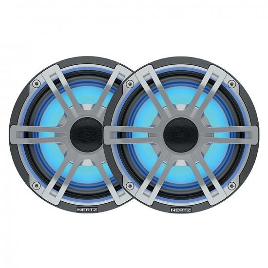 【商品名】Hertz HEX シリーズ HEX-65-S-LD-G 6.5 インチ 4 オーム マリン同軸ケーブルセット (RGB LED 付き)Hertz HEX Series HEX-65-S-LD-G 6.5" 4-Ohm Marin...