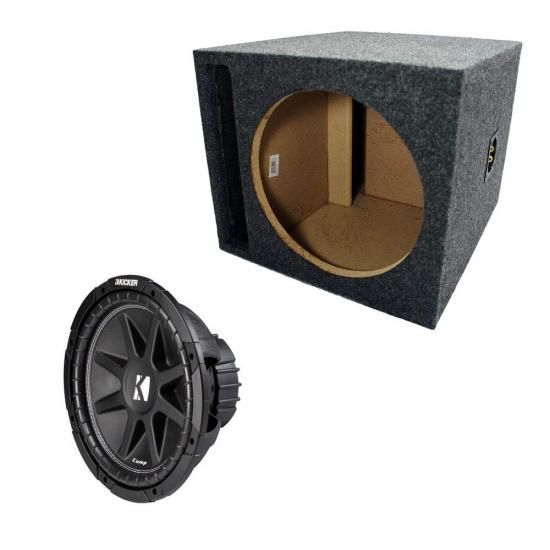 【商品名】American Sound Connection ASC パッケージ シングル 12インチ Kicker サブ伝送ラインポート サブウーファーエンクロージャー C12 Comp 300 ワットピークAmerican Sound ...