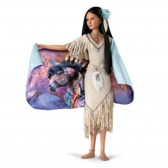 【商品名】Ashton Drake アシュトン・ドレイク 赤ちゃん 人形「レジェンド・オブ・ザ・スピリット」ポニー肖像人形、ネイティブアメリカン風コレクターズ・エディション、21インチ、ローリー・プリンドル作The Ashton-Drake...