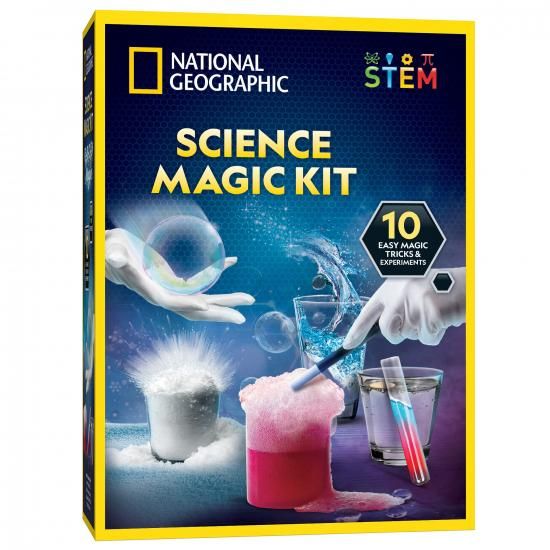 【商品名】National Geographic ナショナルジオグラフィック マジックケミストリーセット ? 10種類の素晴らしいマジックトリック、STEMプロジェクト、科学実験が詰まった子供向け科学キット。科学玩具。8〜12歳の男の子と女...