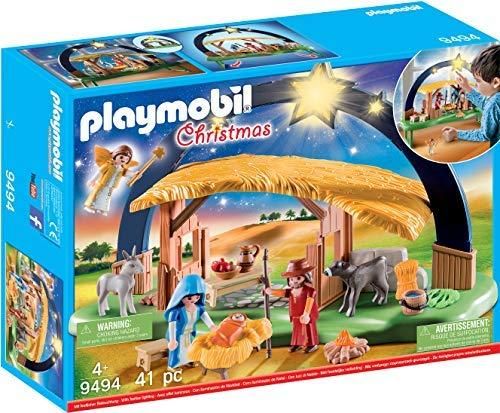 【商品名】 Playmobil プレイモービル イルミネーション ナティビティ マンガーPlaymobil プレイモービル Illuminating Nativity Manger