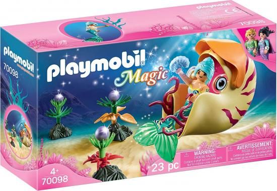 【商品名】 Playmobil プレイモービル 70098 マジック Mermaid ウィズ Snail Gondola%カンマ% Multi ColourPlaymobil プレイモービル 70098 Magic Mermaid with...