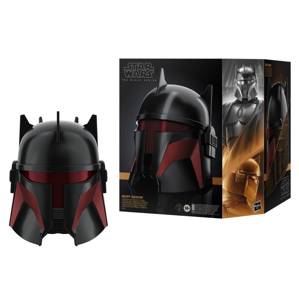 【商品名】ハズブロ(Hasbro)スター・ウォーズ STAR WARS ブラックシリーズ モフ・ギデオン プレミアム エレクトロニック ヘルメット アドバンストLEDエフェクト、ロールプレイアイテム、対象年齢14才以上 G0128 正規品 ...