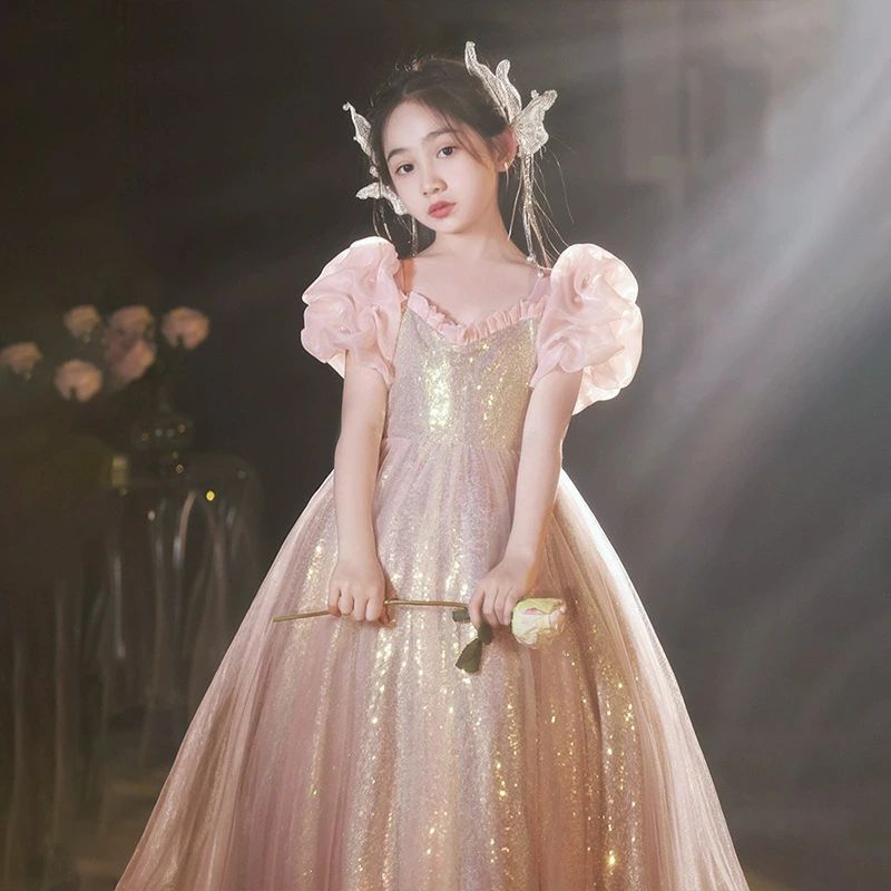 カラー ピンク 素材 ポリエステル、チュール、サテン、スパンコールなど サイズ 100　バスト56　ウエスト52 110　バスト60　ウエスト56 120　バスト64　ウエスト60 130　バスト68　ウエスト64 140　バスト72　ウエ...