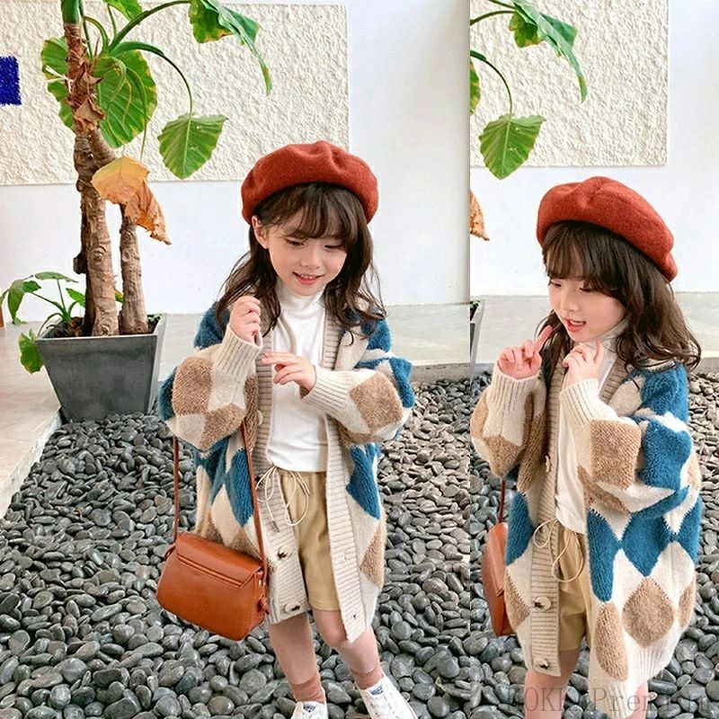 商品の説明 カーディガン セーター 女の子 子供服 キッズ ニット 前開き タイヤ柄 秋冬 クールネック 長袖 厚手 暖かい 防寒 柔らかい コットン 可愛い 通学 フォーマル カジュアル おしゃれ ファション 商品材質：ポリエステル 色：...
