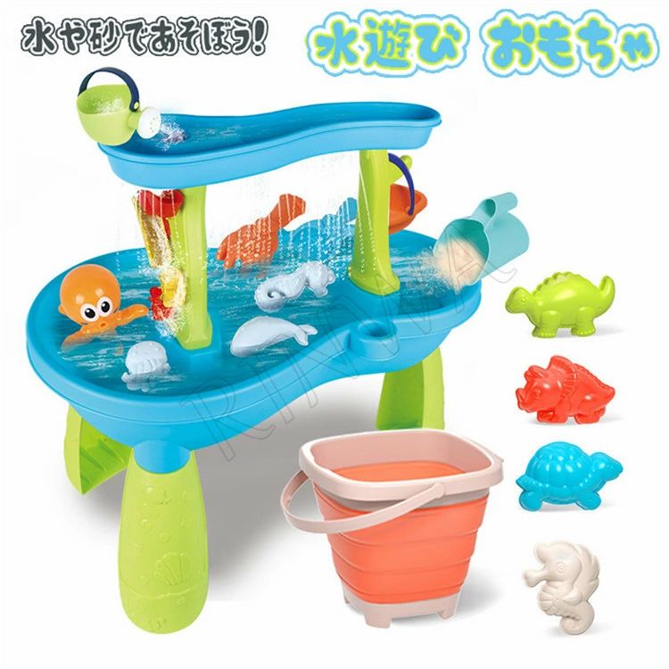 商品仕様 名称：お砂場セット 素材：プラスチック カラー：Aタイプ、Bタイプ、Cタイプ サイズ：画像通り 生産国：中国 ★★★注意事項★★★ ※モニターにより色の見え方が実際の商品と多少異なることがございます。あらかじめご了承くださいませ。...