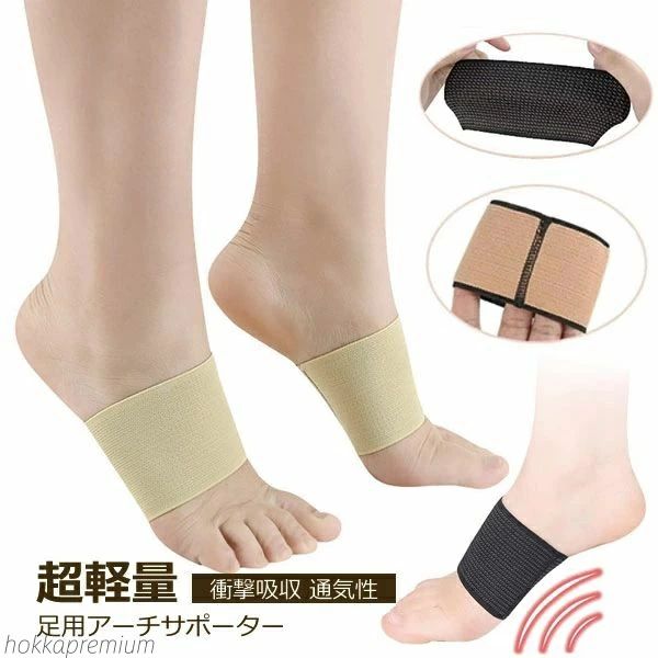 ◆伸縮性と柔軟性にすぐれた高弾性ナイロン素材なので、足に快適にフィットし、足の底部に穏やかに固定できます。日頃から足裏をサポートできる、アーチサポーターを着用することにより、日常生活から足裏だけでなく様々な症状の改善につながります。 ◆薄手...