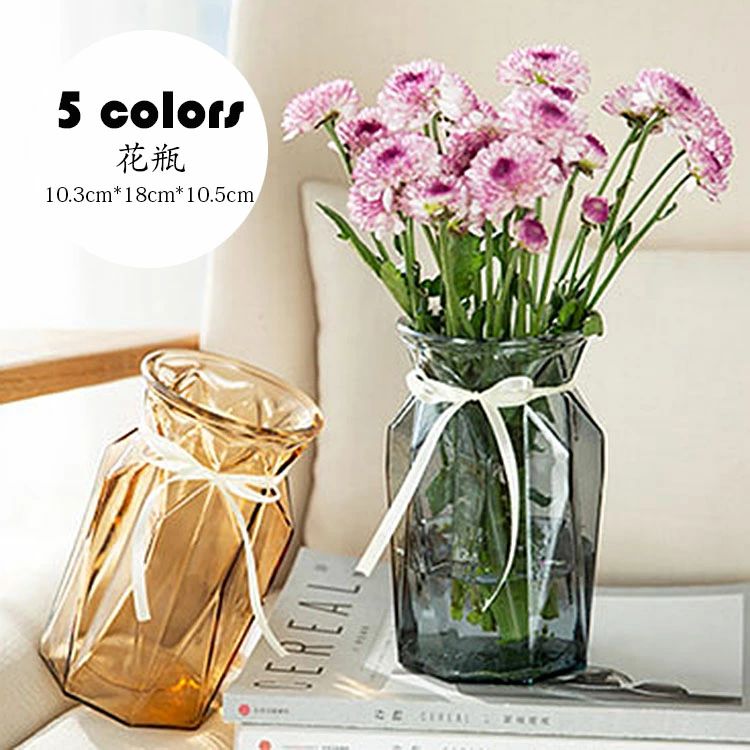 商品コード:y303555 カラー：グレー、ワインレッド、透明、スカイブルー、琥珀 サイズ：口径10.3cm*高さ18cm*底径10.5cm 材質：ガラス ■ガイド■ ※卓上にも飾りやすいサイズの花瓶です。 ※場所：リビングや寝室・玄関・書...