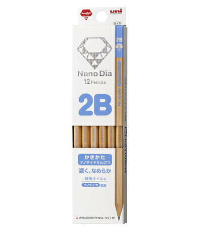 【ユニパレットシリーズはこちら】 世界初。鉛筆芯にダイヤモンドを配合し、濃く、なめらかに文字を書くことができます。 入学児童向けの、かきかた鉛筆です。 【商品特長】 ・なめらかで、心地よい書き味 鉛筆芯には、芯の材料となる厳選した黒鉛と粘土...