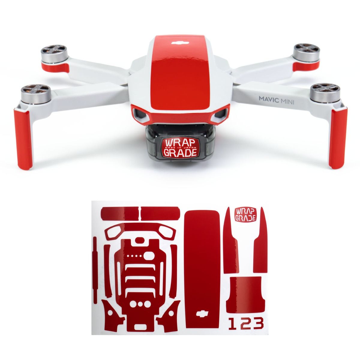 スペック 1セット: 機体1機分 *送信機のスキンシールは別売りとなります。 サイズ：　約 21 cm × 15 cm 2枚 重　さ：　機体貼付重量 約 2 g / パッケージ含む 約 35 g 材　質：　ポリ塩化ビニル 厚　さ：　0.12...