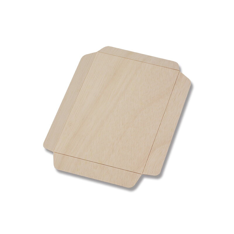 ■サイズ　：116×168×高20mm（外寸）■材質　：ファルカタ材、グラシン紙■入り数　：50個／袋　600個／ケース■商品説明　：ファルカタ材という早生樹を使用した食品箱です。CO2等の温室効果ガス削減の考えを元に出来た商品です。食品を...