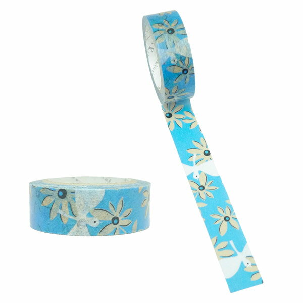 Shinzi Katohのメルヘンチックなイラストを立体的に細かい部分まで再現したマスキングテープ！ ●サイズ：15mm×10m 【注意事項】 再剥離性が特長のテープですので、強力に接着したい、しっかり封緘したい、といった用途には向きません...