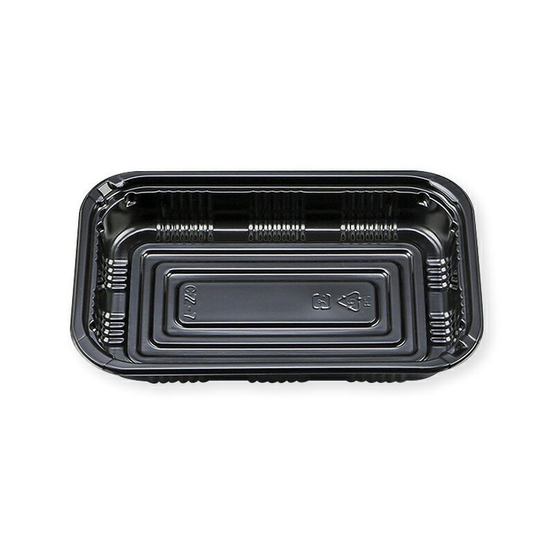 弁当、丼、寿司など幅広く使え、コストパフォーマンスにも優れたテイクアウト向け汎用容器（本体）です。別売で「CZ−7用透明蓋」があります。●電子レンジ使用可●オーブン使用不可●耐油性：あり●耐熱温度：100℃●ごはんの容量：約310g●入数：...