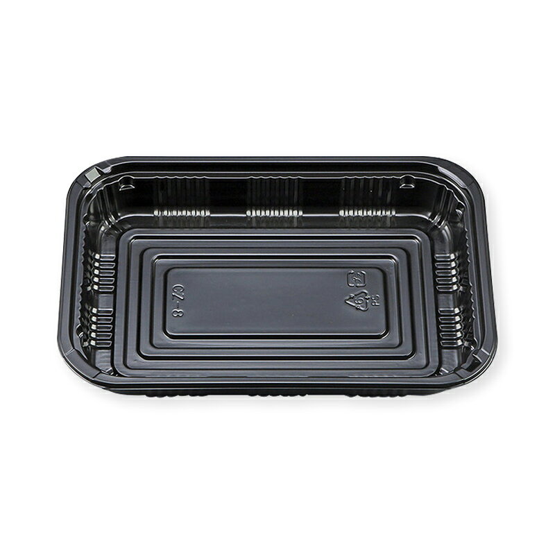 弁当、丼、寿司など幅広く使え、コストパフォーマンスにも優れたテイクアウト向け汎用容器（本体）です。別売で「CZ−8用透明蓋」があります。●電子レンジ使用可●オーブン使用不可●耐油性：あり●耐熱温度：100℃●ごはんの容量：約400g●入数：...