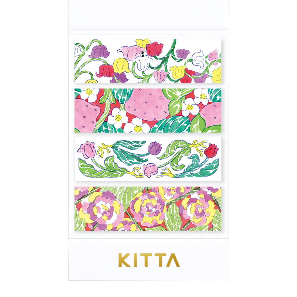 かさばらないから「持ち歩ける」 切れているから「使いやすい」 4種類のマスキングテープがコンパクトなカードサイズになりました！ 使いたい柄を台紙から1枚ずつ切りとり、テープを裏紙からはがして使用します。 折りたたむとカードサイズになり、コン...