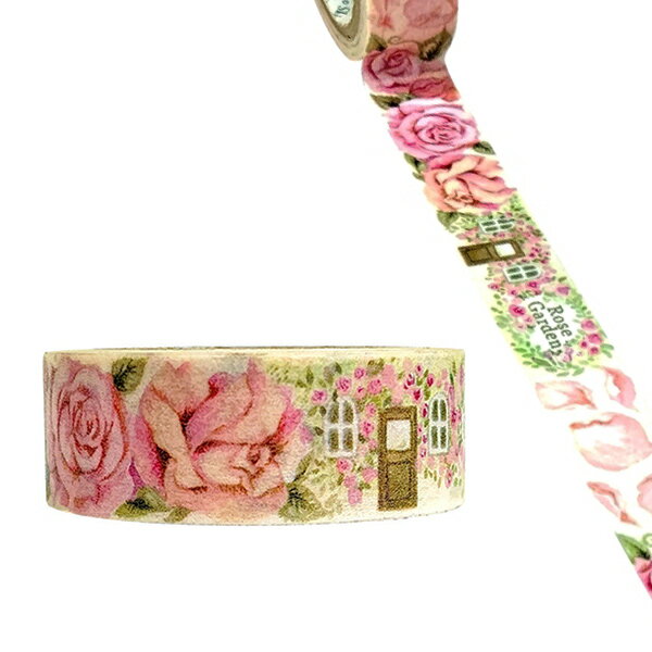 〇〇シンジカトウ Shinzi Katoh〇〇 ヘブンリーガーデンマスキングテープ 「My Heavenly Gardenシリーズ」 イングリッシュガーデンの四季の移り変わりをテーマに華やかで自然あふれたデザイン♪ 色とりどりの植物や、庭を...