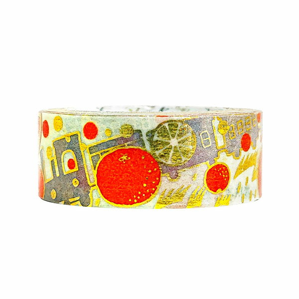 文学を歩くきらぴかマスキングテープ第三弾！ Shinzi Katohが名作文学の世界を色彩豊かに描く「文学を歩く」シリーズ。 原文より引用した一節が記された絵本のようなイラストに加え、ゴールドホログラム箔の輝き絵柄に奥行を与え、情感のあるマ...