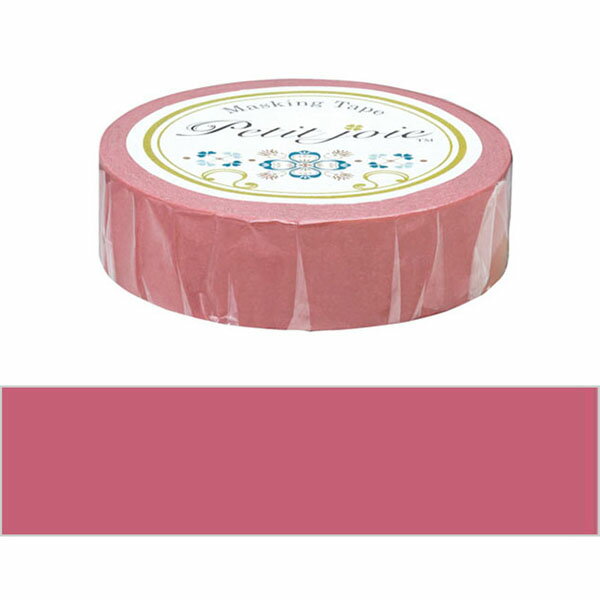 『Petit Joie(プチジョア)』 和紙素材の手で切れるテープです。 色々な材質のものに貼ってキレイにはがせるので、さまざまなシーンで活躍します。 他メーカーのマスキングテープと比べると長めなので、たっぷり使えます。 単色カラーなので使...