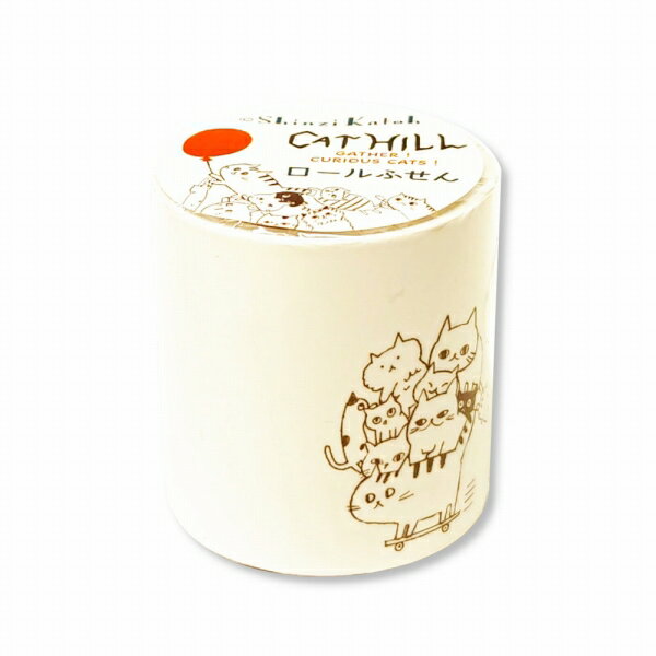 全面のりで端までピッタリ貼れるロール状のふせんです。 柄ごとに細かなミシン目が入っていて切り取って使えます。 ちょっとしたメモやラッピングに添えるメッセージ、ラベリングなど様々な面で活躍します。 ●サイズ：縦45mm×横60mm(1シート)...