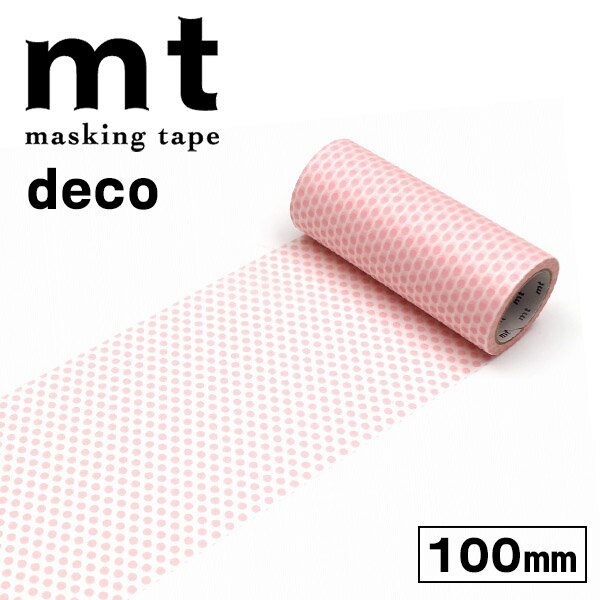 壁や家具、スクラップブッキング等、色々なところで使用できるワイドタイプのマスキングテープです。 幅広タイプなので目的にあわせて気軽にアレンジを楽しむことが出来ます。 ●1巻 ●サイズ：幅100mm×7m ●材質：和紙 【注意事項】 ※長さが...