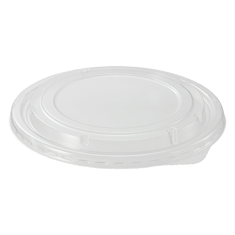 紙製食品容器「未晒フードカップ浅1100ml」用の透明フタです。 本体にかぶせると本体とフタの凹凸がマッチし、スタッキングしやすい設計です。 食品衛生法規格基準適合商品です。 ※食品の長期保存には適しません。 ●電子レンジ・オーブン使用不可...