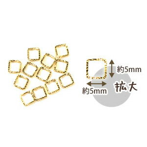 フレームに封入したり、ワンポイントにピッタリの小さくてキュートな金属製パーツです！たっぷり12個入り♪ ●12個入り ●サイズ：約5mm×5mm ●材質：銅 ※パッケージの使用方法・注意事項をよくお読みになって、ご使用下さい。