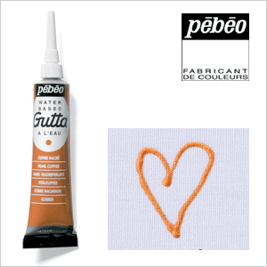 チューブノズルから簡単に細い線が描ける布用絵の具です。 セタカラーやセタカラー・ソレイユで作った作品に水性グッタで点や線を入れると、作品がぐっとはなやかになります。 自然乾燥後、アイロンで定着してください。 適した生地の種類： 綿・麻・ポリ...