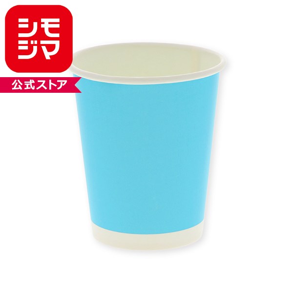 口径80×底径57×高92mmアイス・ホット兼用の紙コップです。両面PEコーティング加工で結露に強いので、特にコールドドリンクにおすすめです。白地にクールなライトブルーカラー。食品衛生法規格基準適合商品です。●満杯容量:約295ml●入数:...