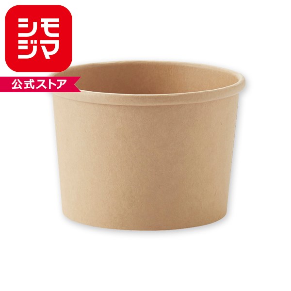 テイクアウト用としてスープやお惣菜など、全般にお使いいただけるカップです。 ナチュラル感のあるおしゃれなクラフトのペーパーカップなので、アウトドアやレジャー、ホームパーティー等にもお薦めです。 ●容量：235ml ●サイズ：上90mm×底7...