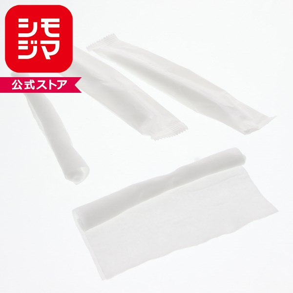 不織布タイプの丸型おしぼりです。紙パルプを主原料としていますので保湿性に優れ、丈夫です。100本入り。●JANコード：4901755668698●メーカー名：シモジマ HEIKO●入数：100枚●サイズ：シートサイズ/180×260mm●材...