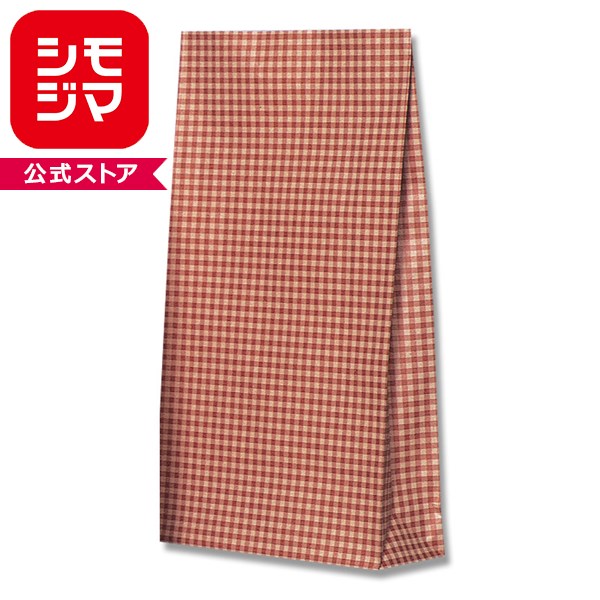 定番のチェック柄です。■素材：未晒60g ■入り数：100枚 ■サイズ：幅210×マチ80×高385mm ■製品コード：002630500【ご注意ください】商品に在庫数が表示されていない商品は自社販売と在庫を共有しているため、品切れとなる場...