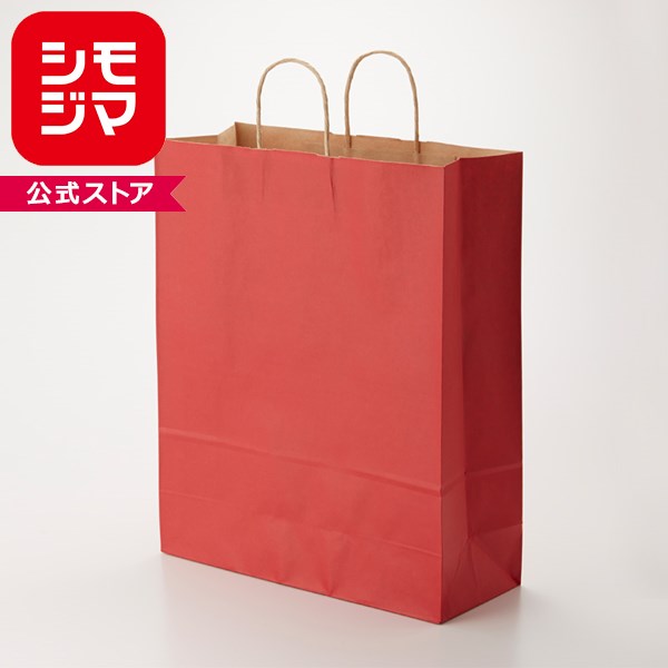 主に業務用として使用されるリーズナブルなショッピングバッグです。 表面加工無し、上部の折り返し無し（切りっぱなし）、持ち手は紙製など、価格を抑える工夫がいろいろされています。 その素朴な味わいが魅力でもあります。 クラフト紙を使用しています...