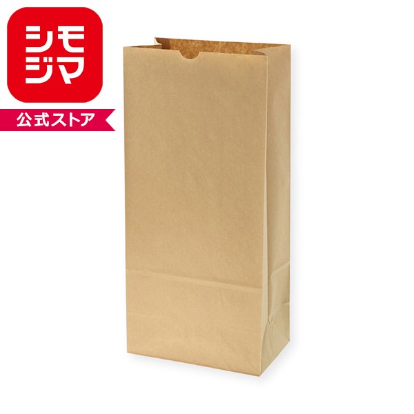 パン屋さんで使うような薄手の廉価な紙袋です。 マチ幅が広めで、衣類・雑貨など幅広くご利用いただけます。 消しゴムはんこを押すのにもぴったり。 ●入り数：100枚 ●材質：未晒クラフト紙70g/m2 ●サイズ：幅210×マチ130×高450m...