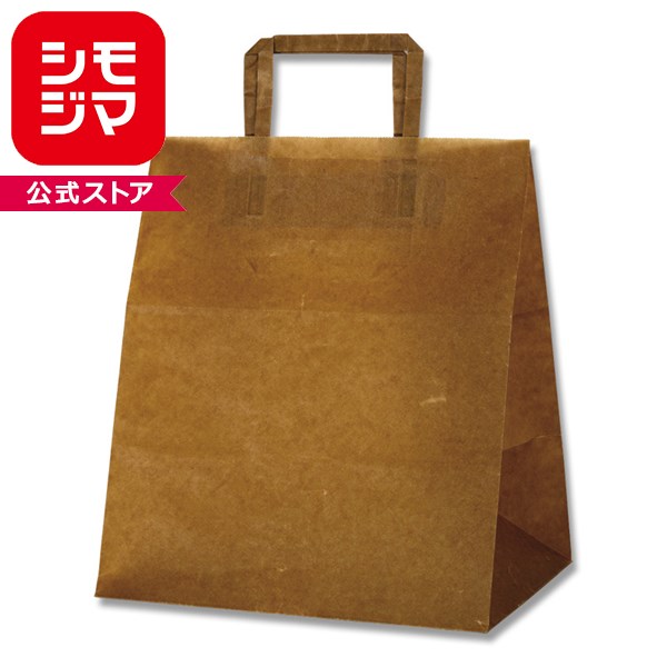 レトロな質感が人気のロー引き袋。使いやすい10枚入り。 ●サイズ：260X180X310mm ●材質：未晒クラフト＋ロー引き