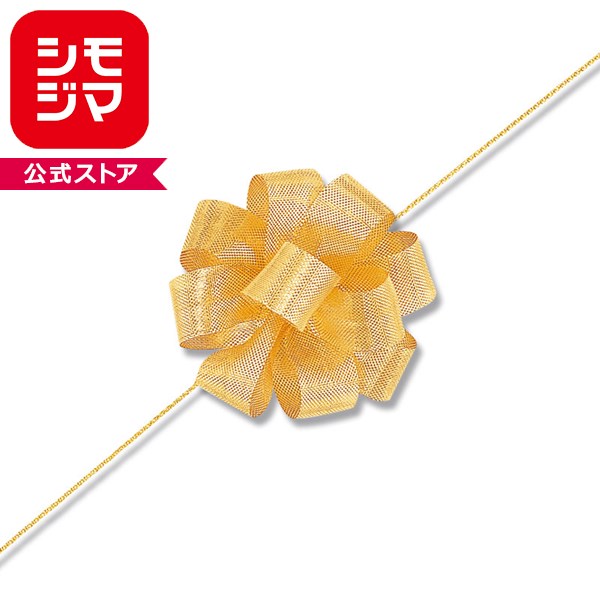 ■商品サイズ：18mm×20m巻 ■材質：ナイロン・メタル ■入り数1巻 ■商品説明：メタリックタイプのワンタッチフラワーリボンです。手軽にゴージャスな雰囲気を演出できます。　完成サイズ：約70mm ■製品コード：001403301【ご注意...