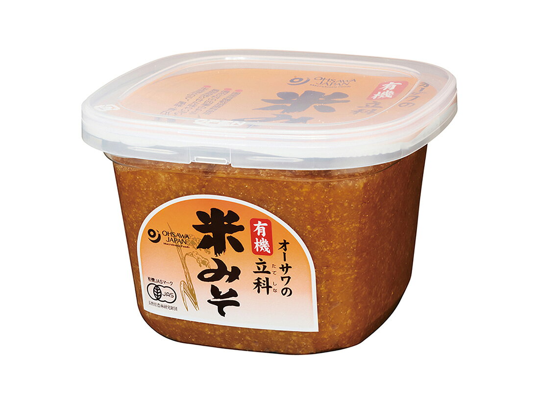 1購入あたりの内容量 ： 1個［規格］750g［機能・特徴］本場信州産で国産有機米、大豆を使用しています。風味良く甘みがあり、クセがありません。毎日のお料理にぴったりのお味噌です。［製造地］日本［原材料］有機米(滋賀・長野・新潟県)、有機大...