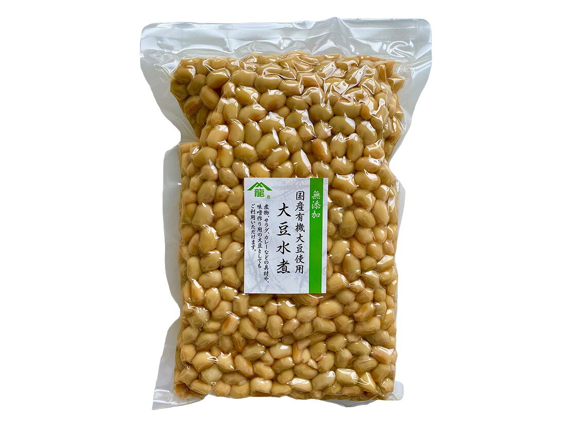 1購入あたりに含まれる内容量 1袋［規格］1kg［機能・特徴］国産の有機大豆を使用した無添加の大豆の水煮です。時間をかけてじっくり茹でてあるため開封後はそのままご使用いただけます。サラダ、煮物、カレーのトッピングなど色々な料理にご使用いただ...