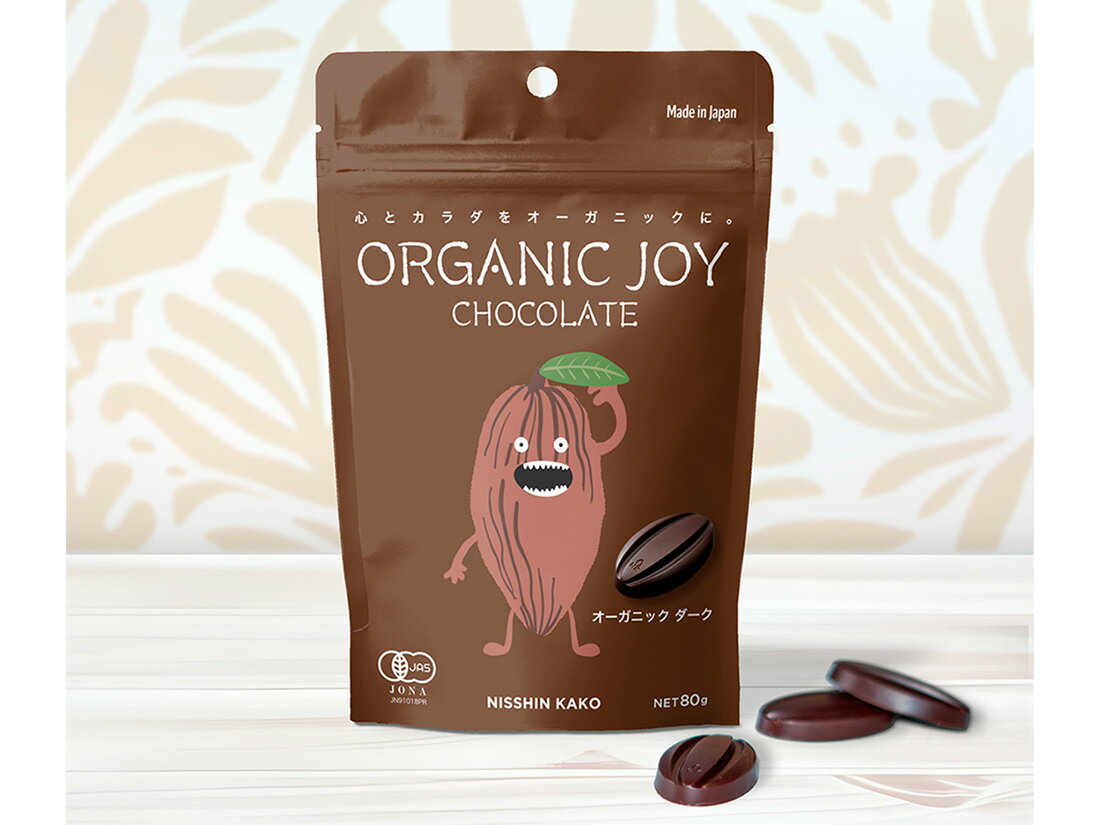 1購入あたりの内容量：1袋［規格］80g［機能・特徴］有機JAS認証の厳しい基準を全工程でクリアし、選び抜いたオーガニック原料を使用しています。カカオ分75％のダークチョコレートです。ドミニカ共和国を中心に中南米産のカカオを使用しており、濃...