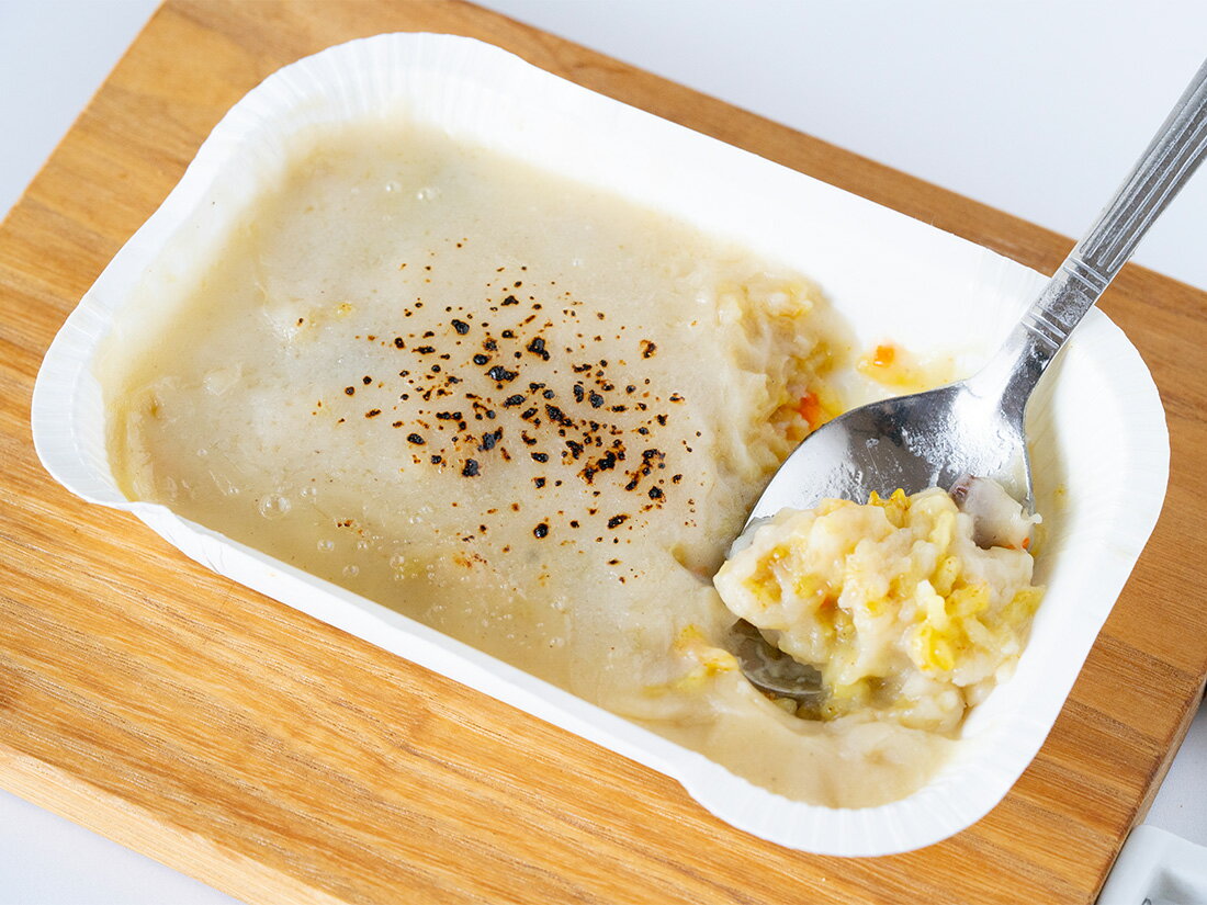1購入あたりに含まれる内容量 1袋［規格］180g［機能・特徴］原料は、国産有機のものを使用しています。カレーピラフに豆乳ホワイトソースをふんだんにかけたドリアです。甘酸っぱいレーズンがアクセントとなり、全体のバランスを整えています。豆乳と...