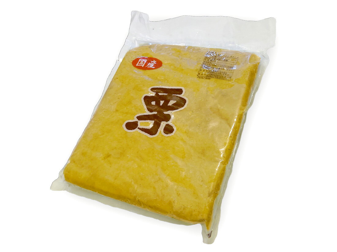 1購入あたりに含まれる内容量 1袋［規格］2kg［機能・特徴］栗本来のおいしさを引き出すため、厳選した栗に砂糖だけ加えて炊き上げました。［製造地］日本［原材料］栗ペースト(栗、砂糖)