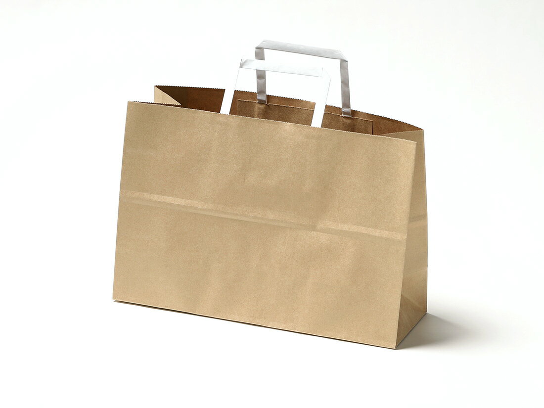 1購入あたりの内容量 ：25枚［規格］320×115×H220mm　　［色］クラフト［素材］袋:晒クラフト ヒモ:紙平紐 ホワイト［機能・特徴］クラフトカラーの袋にホワイトの手提げが付いたバイカラーがおしゃれな紙袋。お持ち帰りやギフト用にお...