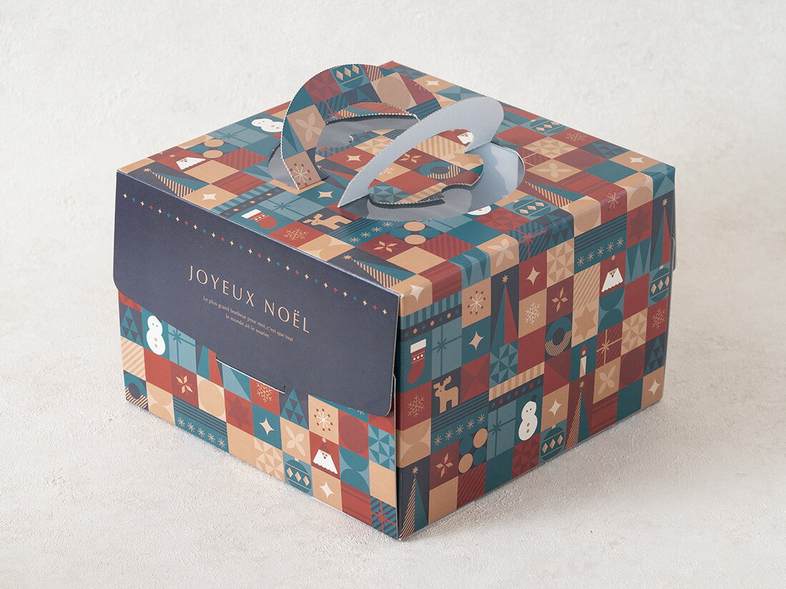 1購入あたりの内容量：10枚［規格］226×226×H150mm［素材］G段［機能・特徴］cottaオリジナルのクリスマスデコ箱です。箱の高さが150mmあるので、ボリュームのあるデコレーションケーキに使用できます。［原産地］-　　［製造地...