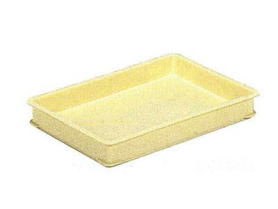こちらの商品は1枚単位での販売となります。［規格］外寸574×388×73mm／内寸534×348×60mm ［容量］11.1L［色］クリーム［素材］PPばんじゅうフタ 並：54336