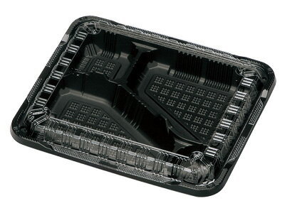 こちらの商品は50セット単位での販売となります。［規格］200×238×34(16)mm ［容量］本体レンジOK、耐熱130℃ ［素材］本体：PPF　蓋：OPS嵌合クリア蓋セット