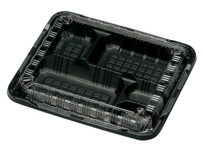 こちらの商品は50セット単位での販売となります。［規格］200×238×34(16)mm ［容量］本体レンジOK、耐熱130℃ ［素材］本体：PPF　蓋：OPS嵌合クリア蓋セット