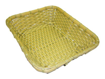 こちらの商品は1個単位での販売となります。［規格］30×24×H8cm PP　スチロール枠素材にPPを使用していますので、耐用年数が長く、水洗いが可能で手入れが簡単です。耐熱温度120度で食洗機にも対応可能です。編むことで実現した天然の竹の...